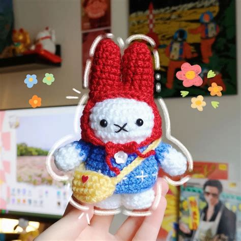 Kawaii Miffy Nijntje Sanrio Virkad Japan Anime Köp På Tradera 639160151