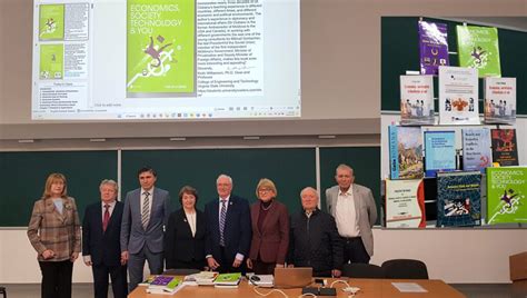 Fieb Lansarea Cărții Economia Societatea Tehnologia și Voi” Autor Prof Ceslav Ciobanu