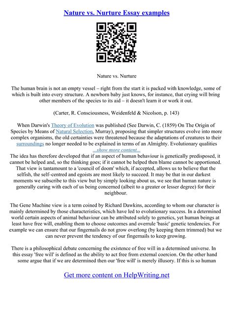 Nature Essay Examples Pdf