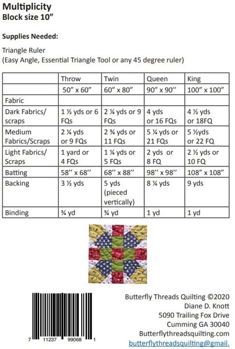 Multiplicity A Scrap Quilt Pattern — Butterfly Threads Quilting