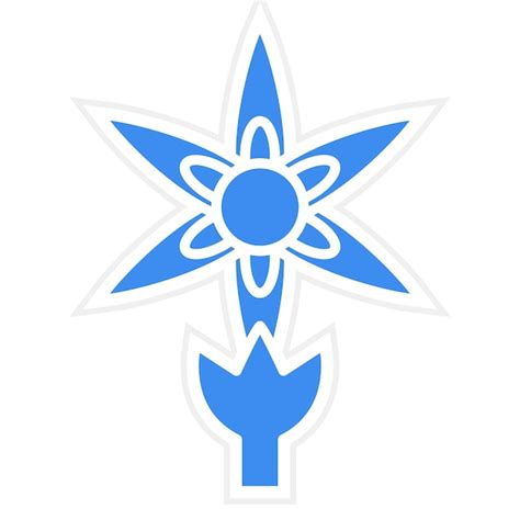 Vector Design Chive Blossoms Icon Style Premium Vector