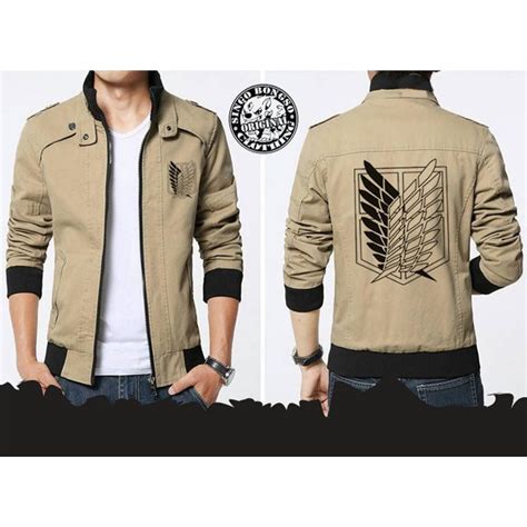 Jacket Snk Casual Brown Order Bbm Pin Singo Id Line Singobongso Wa