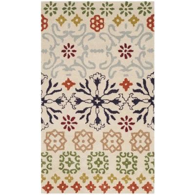 Fifth Avenue Ftv126 Hand Tufted Indoor Area Rug Ivorymulti 4x6