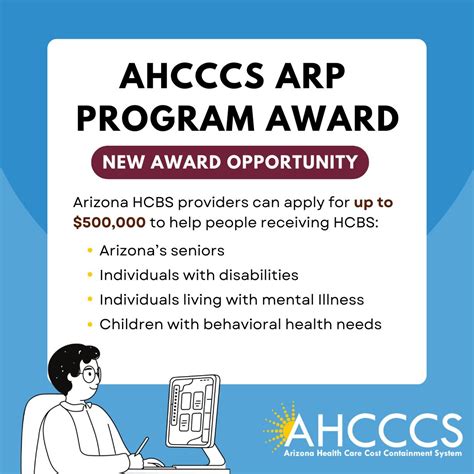 The New Ahcccs Arp Program Award Is Designed To Help Arizona Hcbs