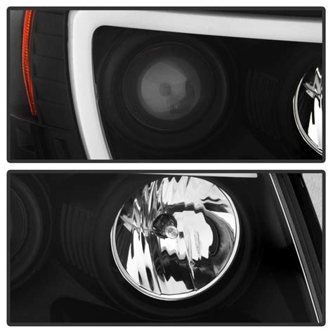 Spyder Toyota Tacoma 05 11 Projector Headlights Light Bar Drl Blac