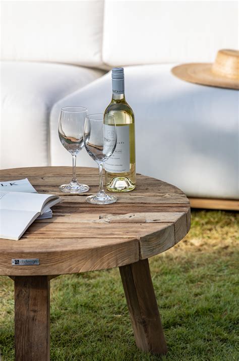 Rustic Round Coffee Table D 70 Architonic