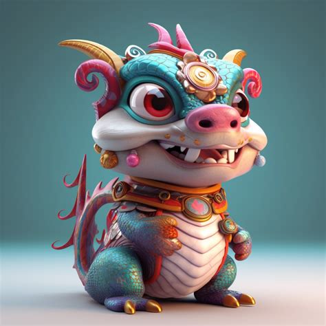 卡通龙年素材 卡通龙年模板 卡通龙年图片免费下载 设图网