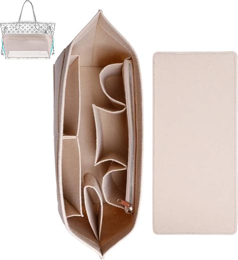 Doxo Purse Organizer Insert For Handbags And Base Shaper 2pc Setfelt