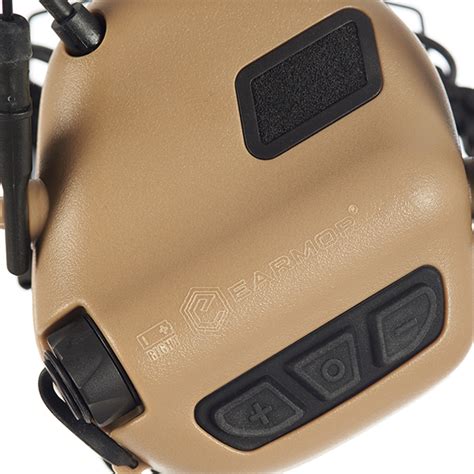 Opsmen Earmor M32 Plus Tactical Headset 無線通信用電子イヤーマフ コヨーテタン エアガン