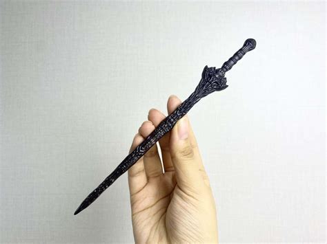 Hand Carved Sword Hair Fork Wooden Sword Hair Fork Cute Wooden
