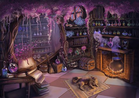 Witch Potion Shop On Behance