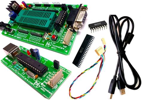 My Technocare 8051 Microcontroller Kit With Zif Socket And Avr 8051