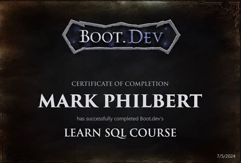 Mark Philbert On Linkedin Sql Bootdev Continuouslearning Professionaldevelopment Dataskills…