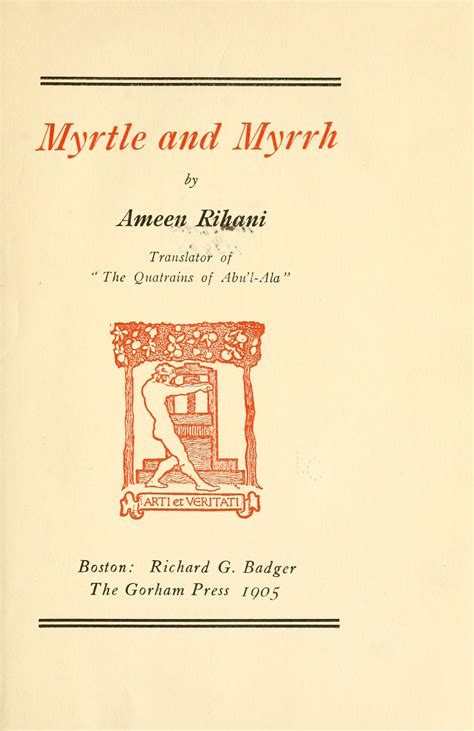 Myrtle And Myrrh Poems Library Of Congress