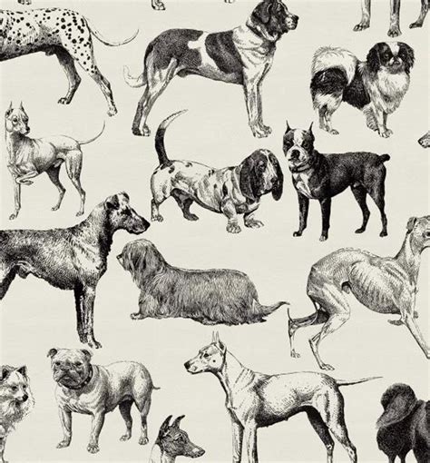 Dogs Day Modern Peel And Stick Wallpaper Self Adhesive Wallpaper Etsy
