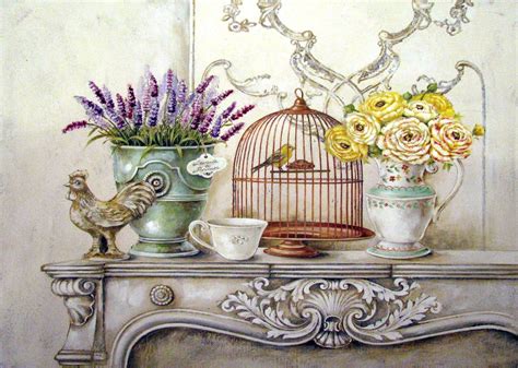 Vintage Flower Art Stylekombin9 Dekupaj Desenleri