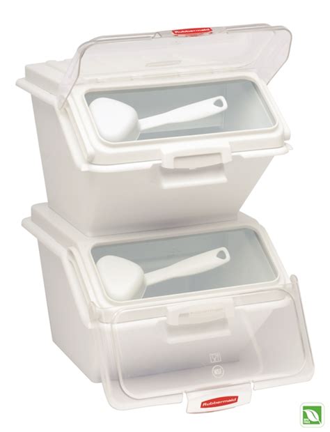 Rubbermaid Prosave Shelf Ingredient Bins Safety And Mobility