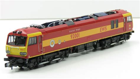 Revolution Trains N92001 Class 92 92001 Victor Hugo Ews Livery N Gauge