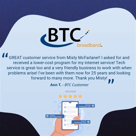 We Are So Glad To Hear From A 25 Year Btc Customer Thank You For Taking The Time To Let Us Know