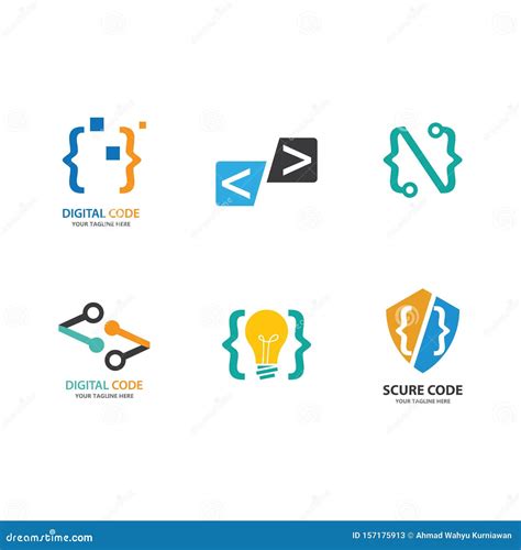 Programming Code Technology Stock Vector Illustration Of Programming Business 157175913