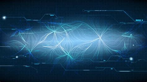 Technological Future System Cyberspace Encryption Interface Background