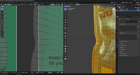 How To Adjust Mesh In Uv Mapping Rblender