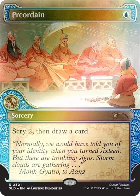 Preordain 2301 Rainbow Foil Secret Lair Drop Series Magic The