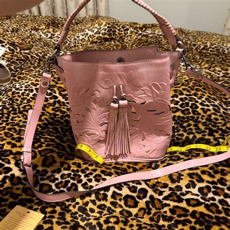 Patricia Nash Bags Patricia Nash Pink Leather Shoulder Bag Poshmark