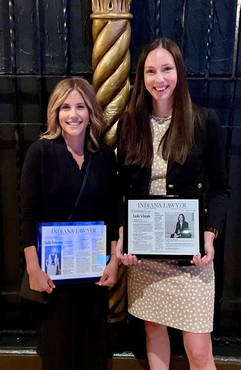 Emily Schmale And Hollie Freimanis Recognized By The Ccha Law