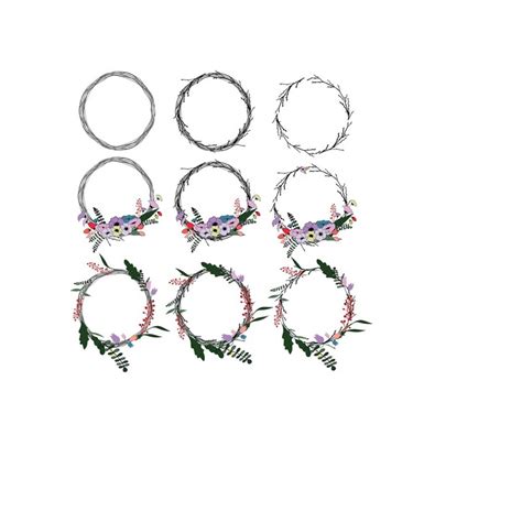 Twig Svg Twig Wreath Svg Twig Clipart Wreath Svg Laurel Inspire