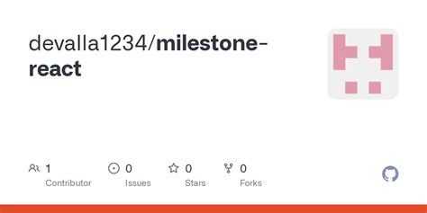 Github Devalla1234milestone React