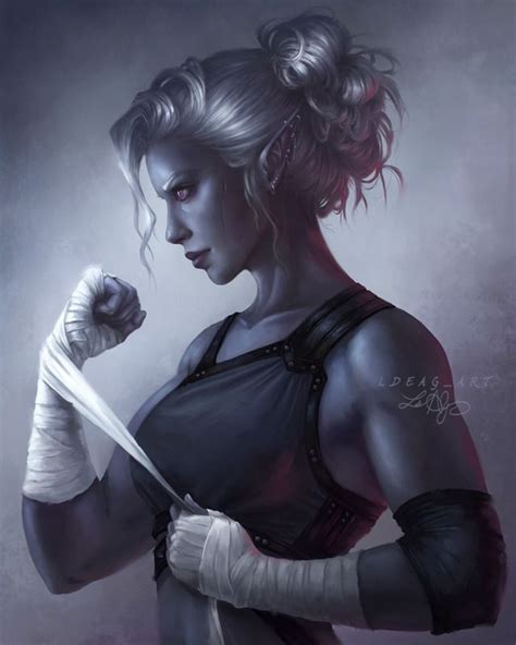 Female Drow Art