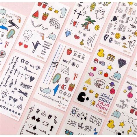 Cod Tattoo Sticker ⭐️แทททู สติ๊กเกอร์ รอยสักชั่วคราว Kkmall Th