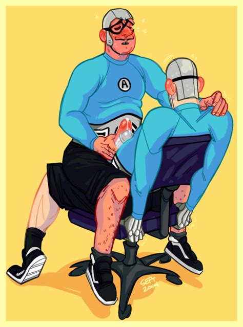 Rule 34 Frottage Gay Gay Sex Jimmy The Robot Male Male Mc Bat Commander The Aquabats Yaoi