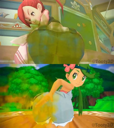 Rt Yoshizillarhedo Tooty3d Mallow And Flannery Farting Up A Stinky