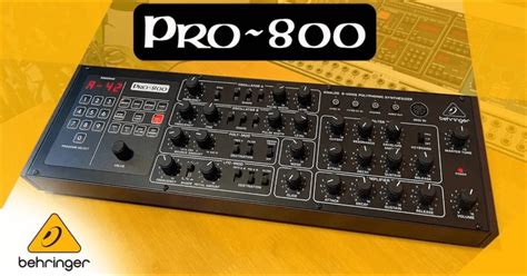 Der Behringer Pro 800 Kommt Und So Klingt Er