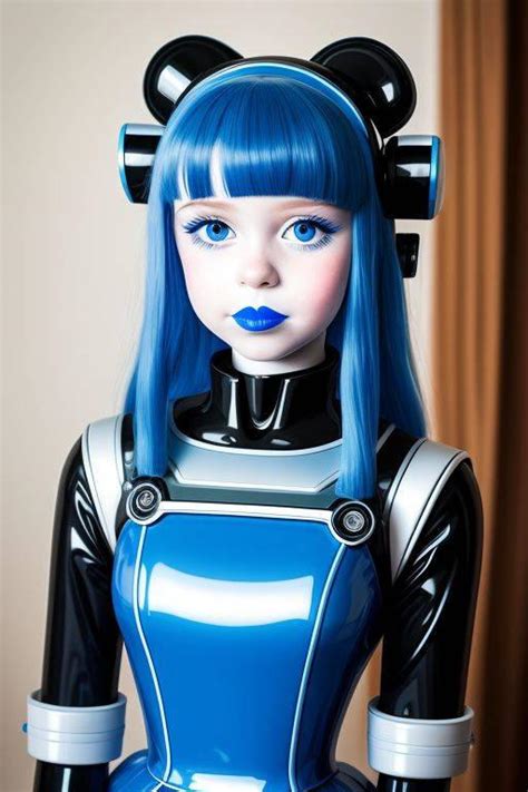 Blue Robot Girl 3 By Dorothyape On Deviantart