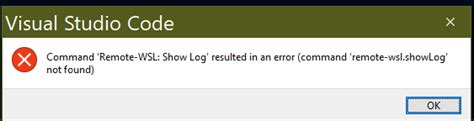 Remote WSL Cannot Open Folder In WSL Issue Microsoft Vscode Remote Release GitHub