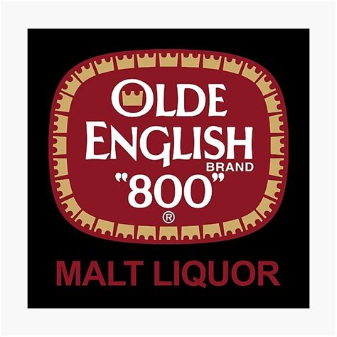 Olde English 800 Black Photographic Print For Sale By Cermitaneda