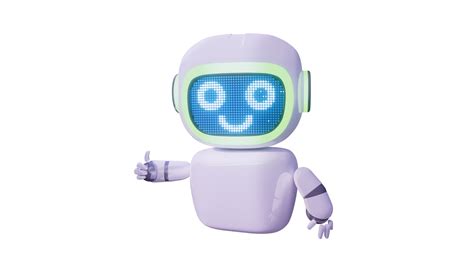 Friendly Assistant Chatbot With Facial Expressions 3d Model Turbosquid 2282175
