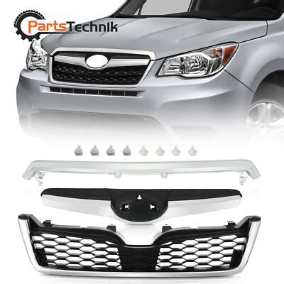 For 2014 2018 Subaru Forester Front Chrome Factory Oe Style Grille