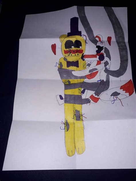 Withered Fredbear X Mangled Or Withered Lolbit By Enderfredbear51 On Deviantart