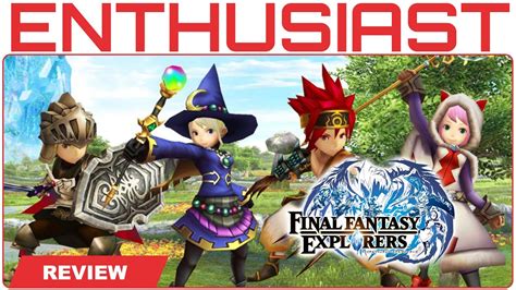 Final Fantasy Explorers Nintendo 3ds Chtoby Pomnili