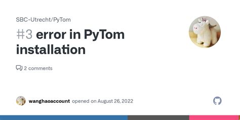 Error In Pytom Installation · Issue 3 · Sbc Utrechtpytom · Github