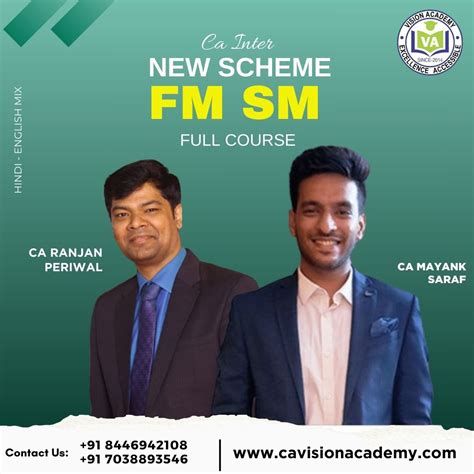 Ranjan Periwal Classes Ca Cma Inter Fm Sm Full Course By Ca Ranjan