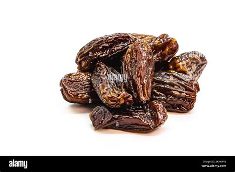 Brazilian Prunes Pile Isolated White Background Christmas Candy