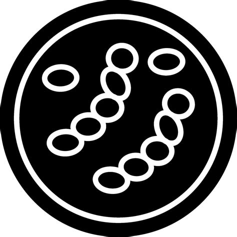 Streptococcus Agalactiae Group B Streptococcus Glyph 67206638 Vector Art At Vecteezy