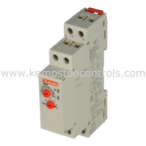 Lovato Tmp Lovato Timer Relay On Delay 24 48vdc 24 240vac Spdt Scaled Ranges 0 1s 10 Days