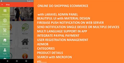 Online Do Shopping Ecommerce With Laravel Admin Panel Codemarket