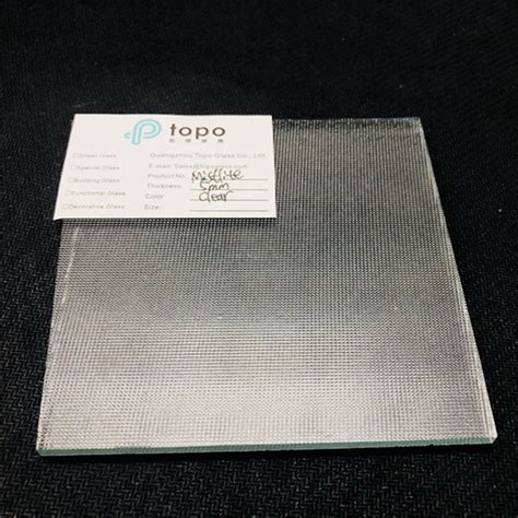 3mm 4mm 5mm Clear Bronze Mistlite Pattern Glass